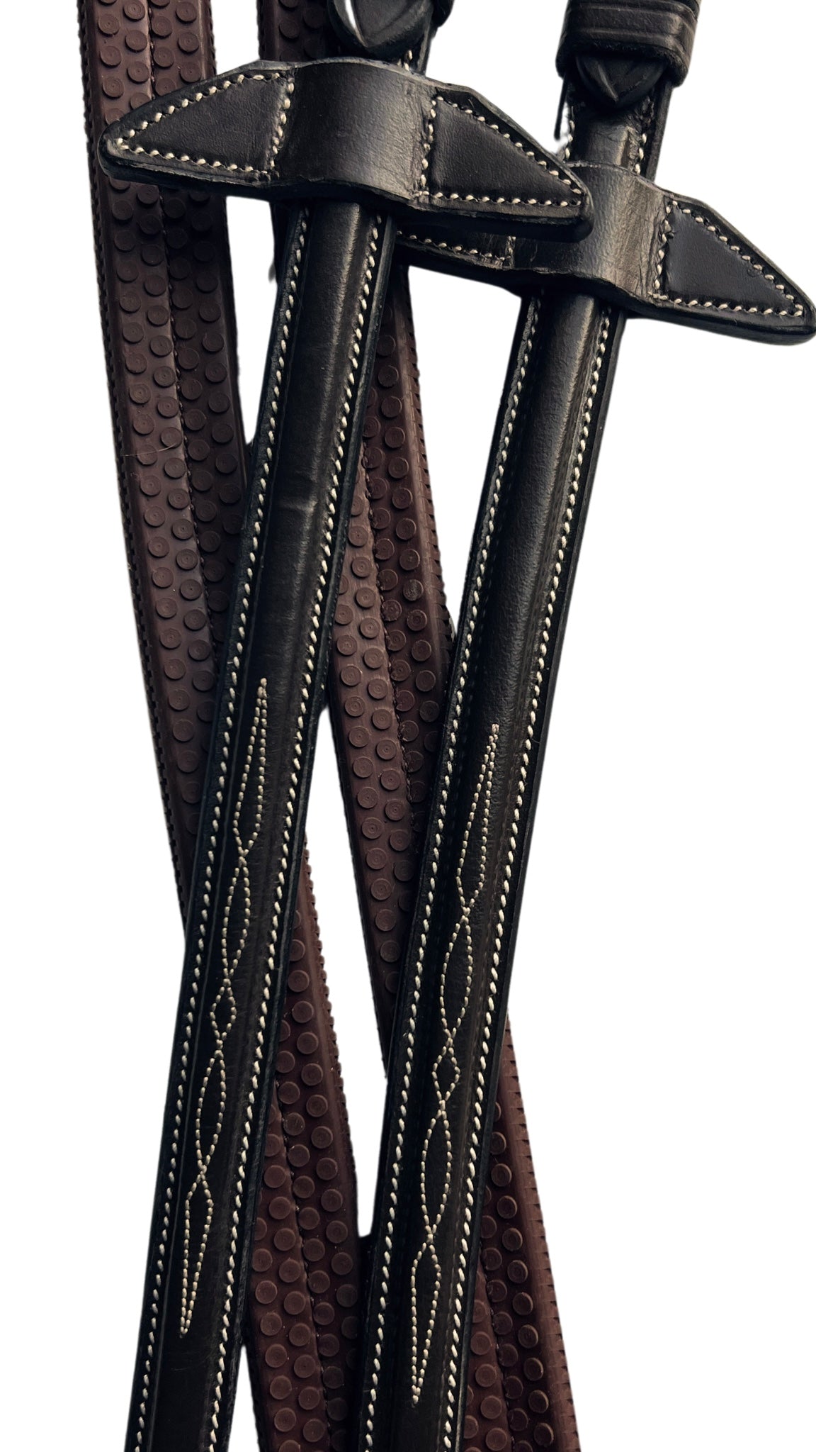 Super-Grip Raised Rubber Show Reins – Riviera Equisports